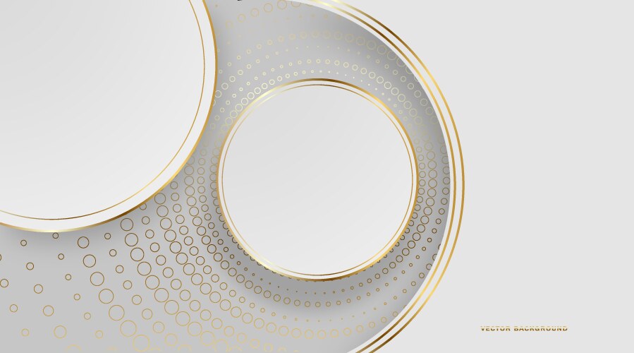 Abstract template 3d elegant golden wave shape Vector Image