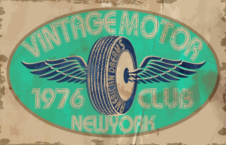 Motorcycle elements set Royalty Free Vector Image