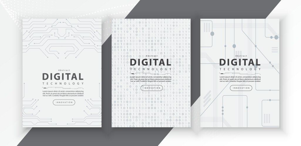 Poster brochure cover banner presentation layout Vector Image