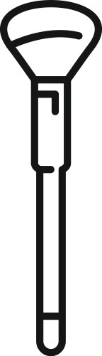 Makeup brush drawing highlighting beauty products Vector Image