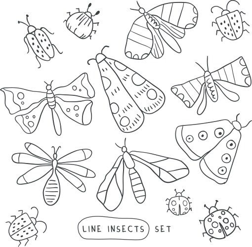 Insect Outlines Vector Images (over 55,000)