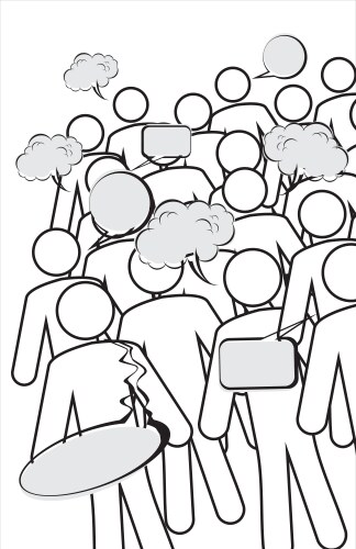 Cartoon Discussion Group Vector Images (over 13,000)