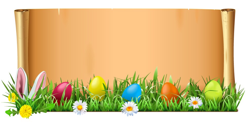 Education concept with scroll Royalty Free Vector Image