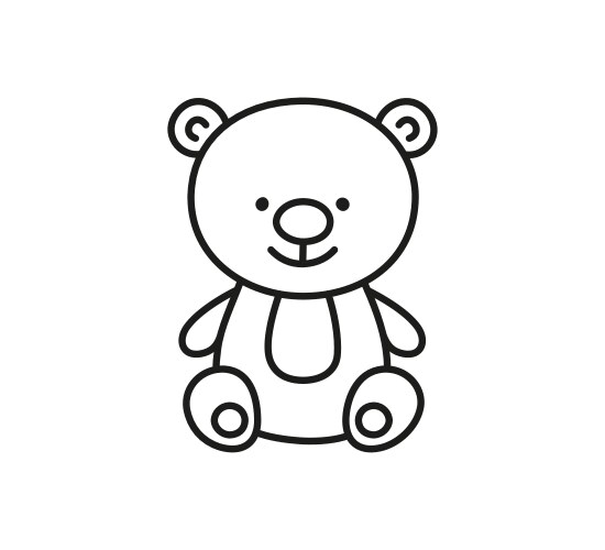 Teddy Bear Outline Vector Images (over 7,600)