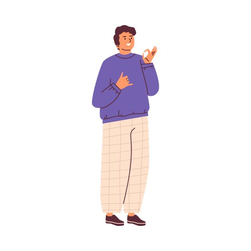Deaf Boy Vector Images (over 200)