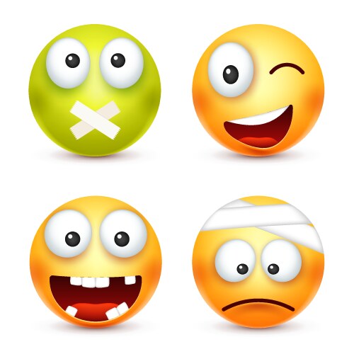 What is wrong emoticon Royalty Free Vector Image