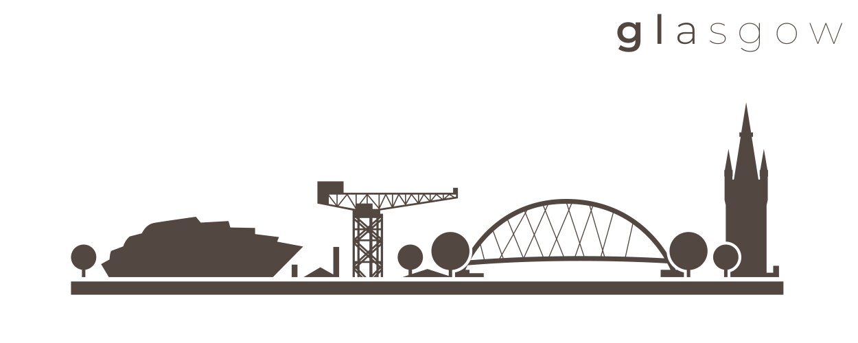 Glasgow City Skyline Vector Images (over 180)