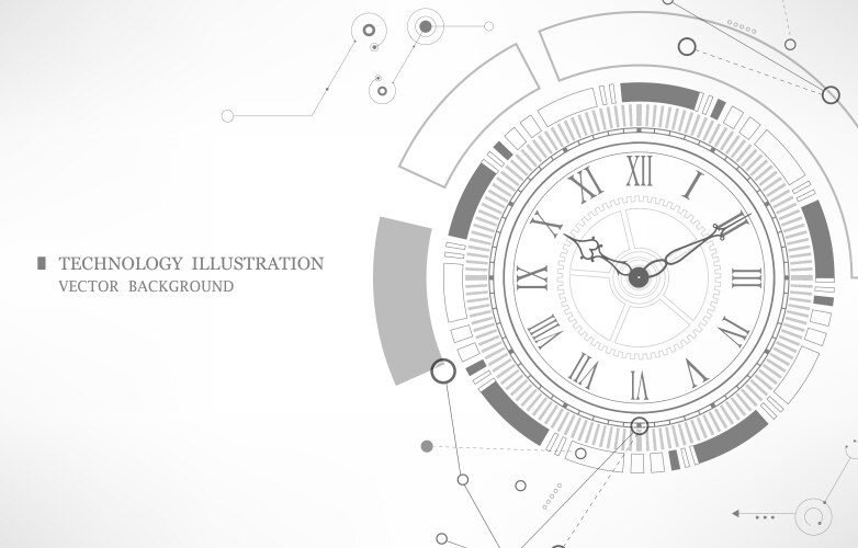 Futuristic Clock Vector Images (over 2,300)