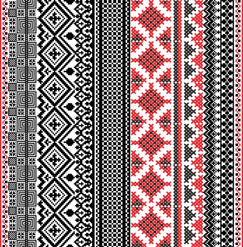 Inca Pattern Background Royalty Free Vector Image