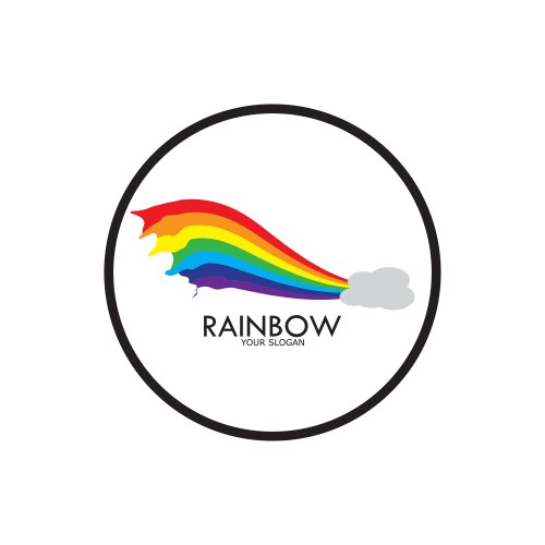 Rainbow icon Royalty Free Vector Image - VectorStock