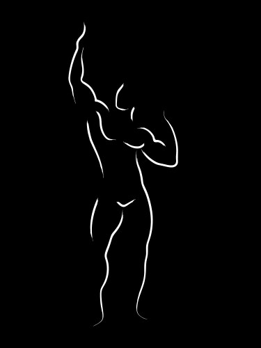 Bodybuilder drawing Vector Images & Graphics for Commercial Use ...