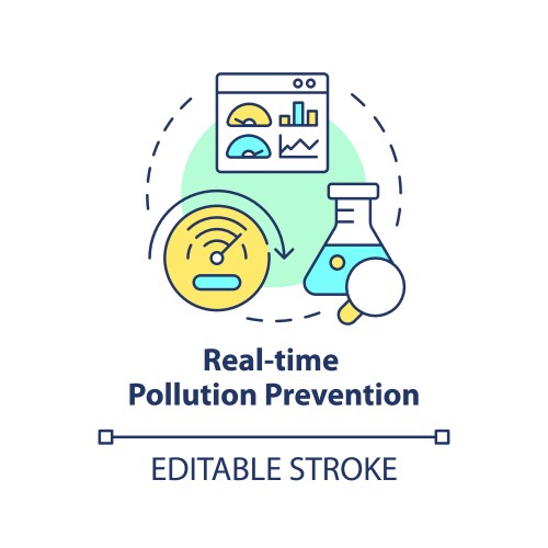 Disposing of chemicals multi color concept icon Vector Image