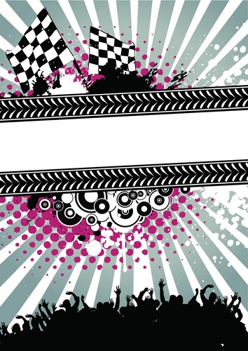 Racing background Royalty Free Vector Image - VectorStock