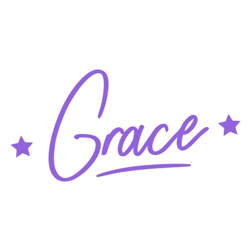 Grace Calligraphy Lettering Vector Images (over 1,100)