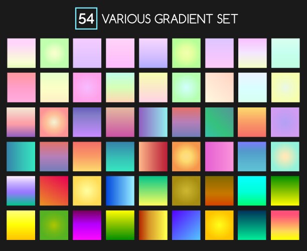 Colorful gradients screen gradient covers Vector Image