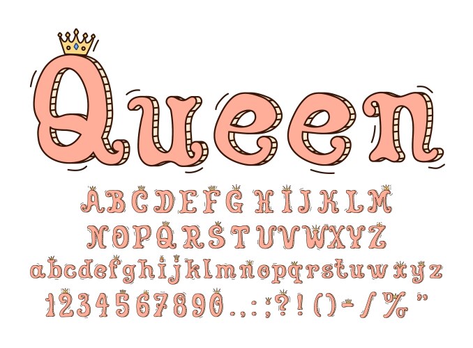 Queen Font Vector Images (over 3,300)