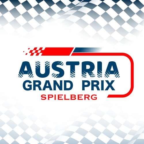 Australia grand prix checkered background Vector Image