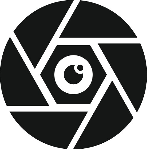 Minimalist black and white graphic Royalty Free Vector Image