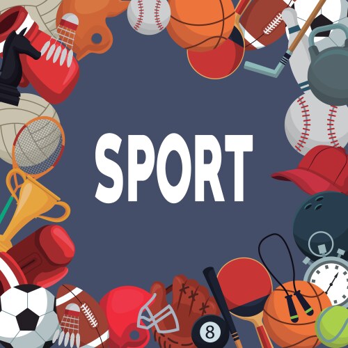 Creative modern background design based sport Vector Image