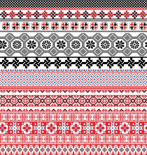 Inca Pattern Background Royalty Free Vector Image