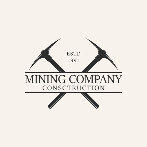 Mining logos Vector Images & Graphics for Commercial Use | VectorStock