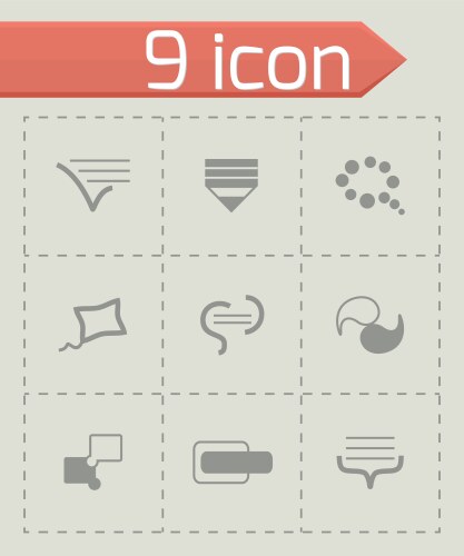 Product lifecycle solid icon set Royalty Free Vector Image
