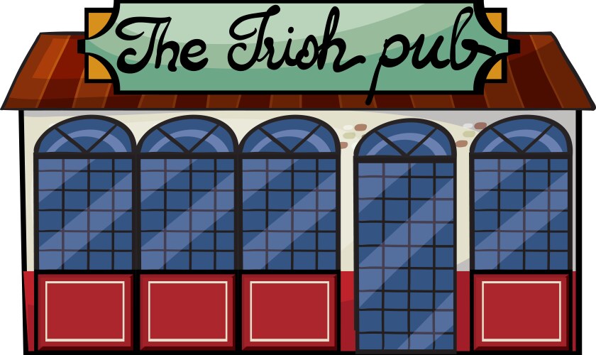 Irish pub coaster Royalty Free Vector Image - VectorStock