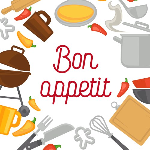 Cooking time poster Royalty Free Vector Image - VectorStock