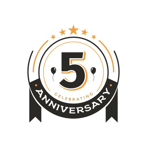 5th Anniversary Vector Images (over 7,400)