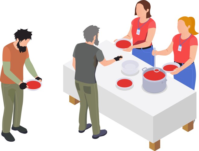 Concept charity and donation give share Royalty Free Vector