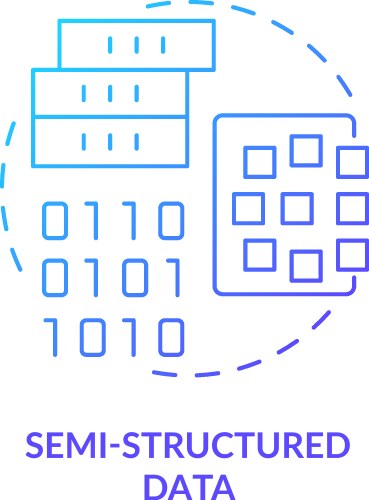 Semi Structured Data Vector Images (24)