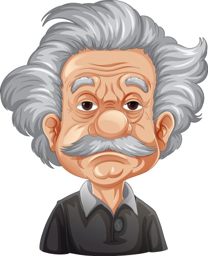 Albert einstein cartoon Vector Images & Graphics for Commercial Use ...