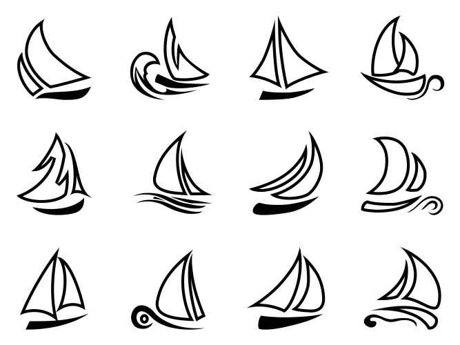 Boat Outline Vector Images (over 48,000)