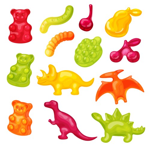 Gummy bear Royalty Free Vector Image - VectorStock