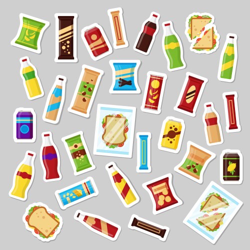 Sticker Snack Vector Images (over 24,000)