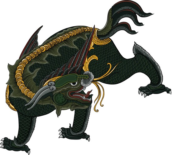 Thai Dragon Vector Images (over 500)