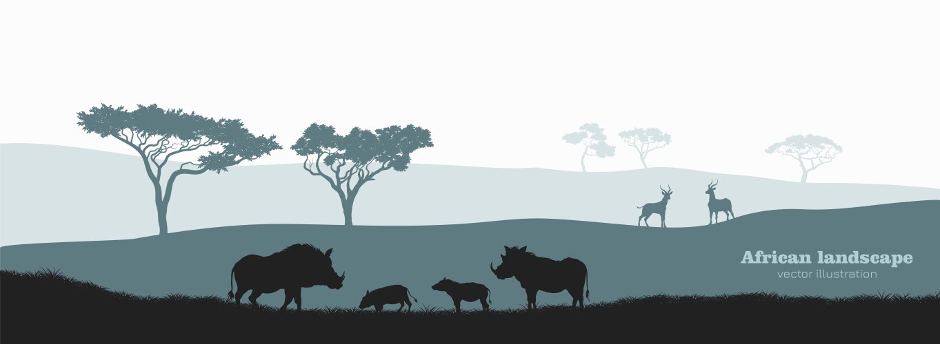 Warthog Vector Images & Graphics for Commercial Use | VectorStock