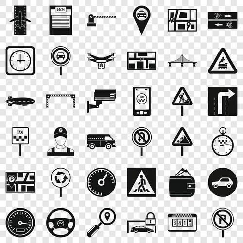 Cartoon Traffic Hard Vector Images (68)