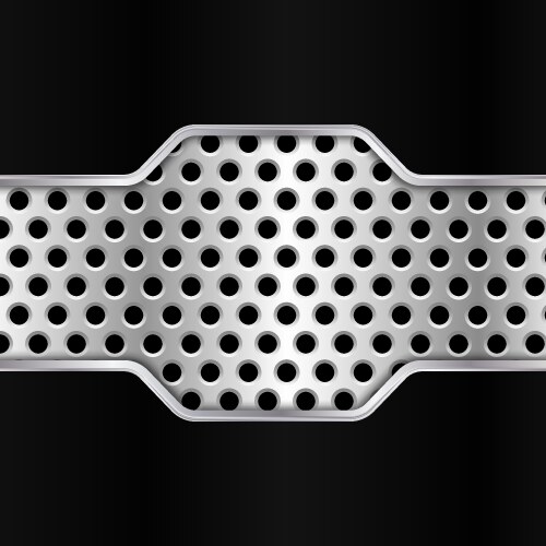 Round metal frames set Royalty Free Vector Image