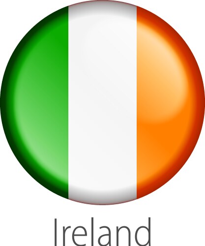 Ireland Flag Round Vector Images (over 780)