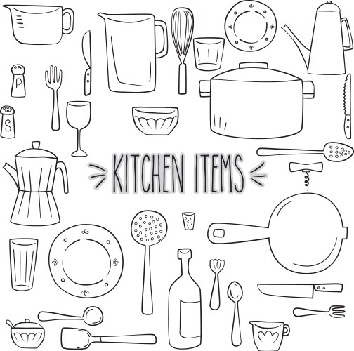 Kitchen Outline Vector Images (over 180,000)
