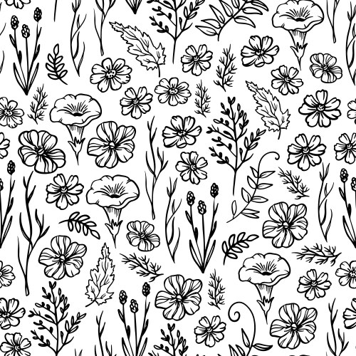 Small Flower Print Vector Images (over 14,000)