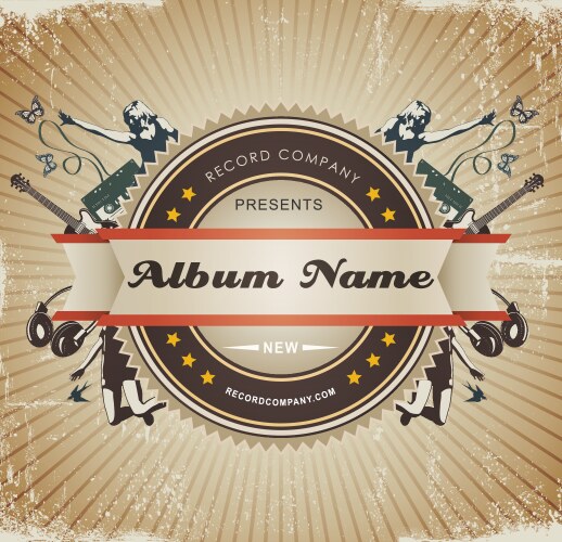 Vintage and retro labels Royalty Free Vector Image