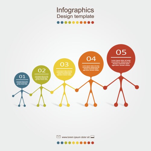 Employment infographics Royalty Free Vector Image