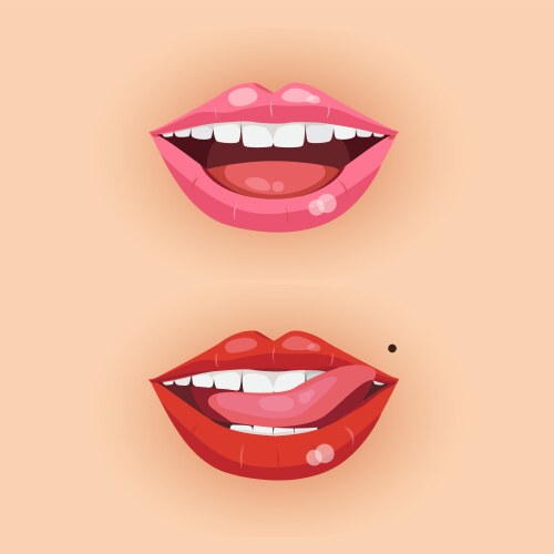 Two tone skin Royalty Free Vector Image - VectorStock