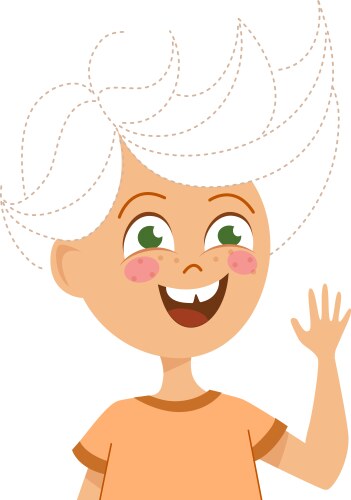 Handwriting practice basic writing skills early Vector Image