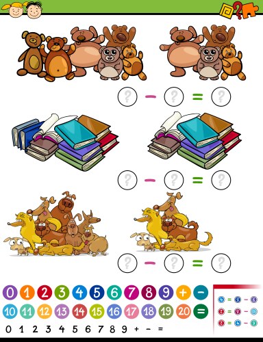 Subtraction Cartoon Vector Images (over 2,700)