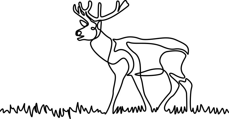 Elk Outline Vector Images (over 3,800)