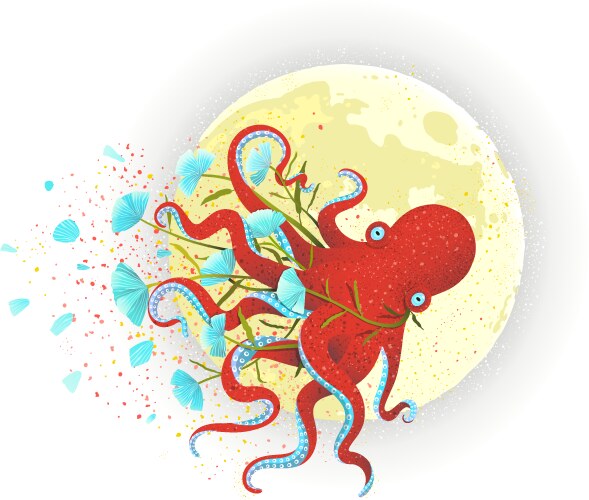 Octopus Royalty Free Vector Image - VectorStock