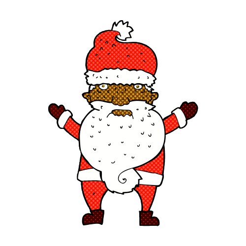 Grumpy santa Vector Images & Graphics for Commercial Use | VectorStock